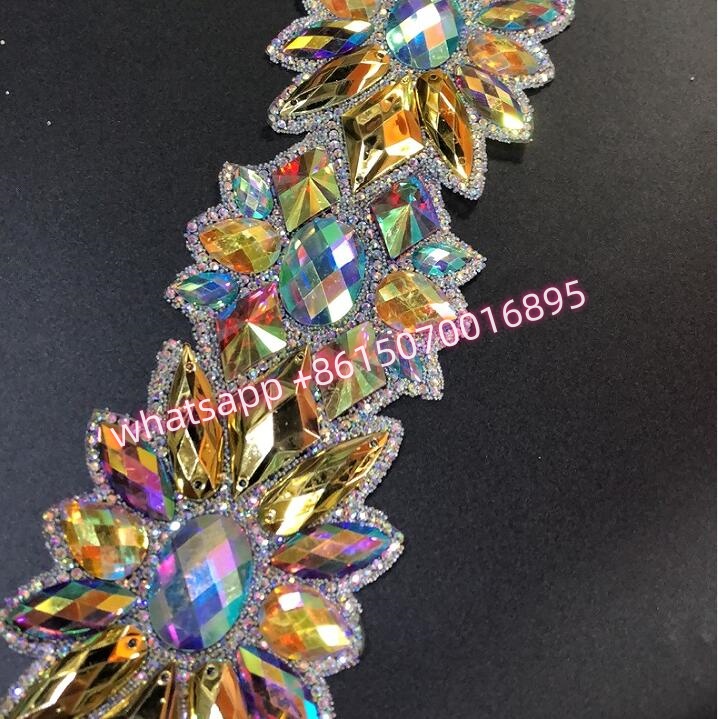 Hot Fix Rhinestone Trim Simple Design_YIWU LINGJIA ECOMMERCE COMPANY